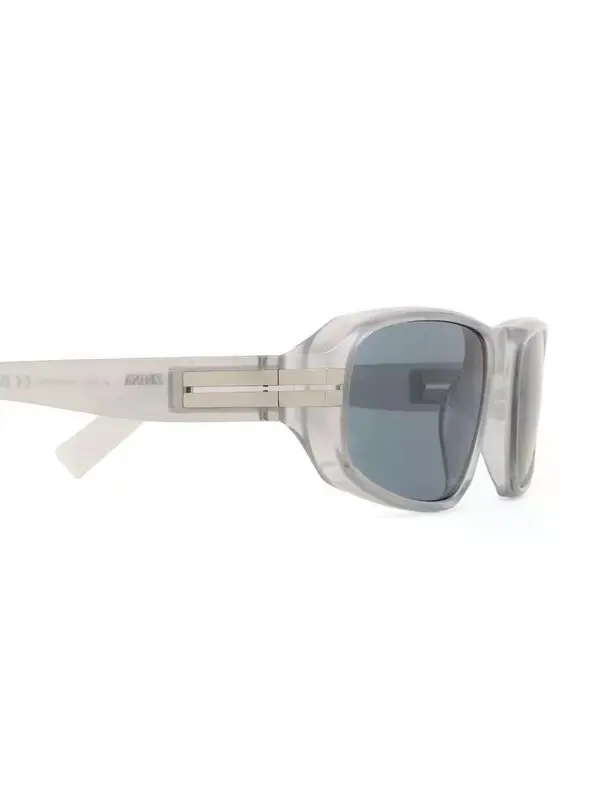 Zegna Oval-frame Sunglasses - Grey