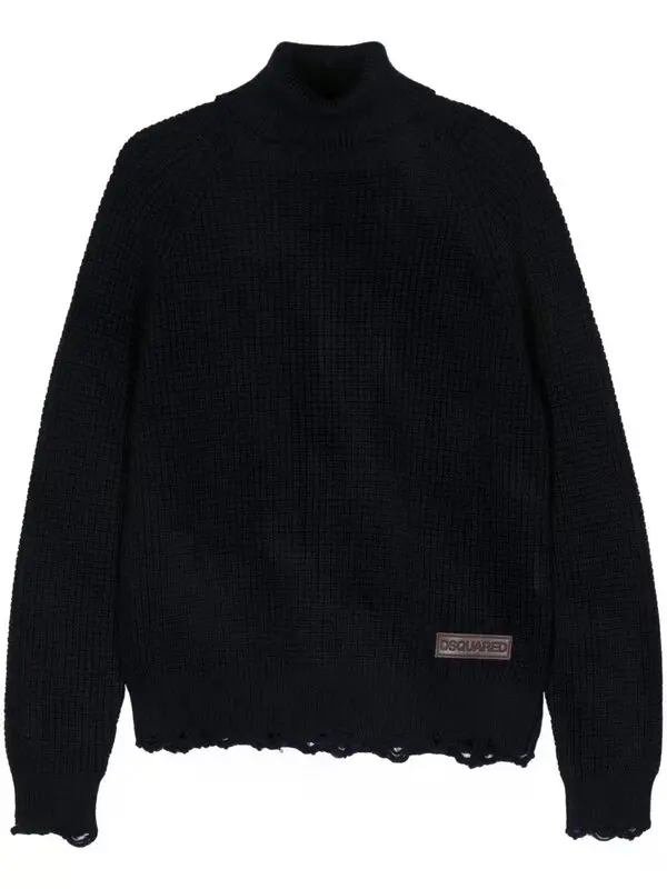 Dsquared2 Roll-neck Wool Jumper