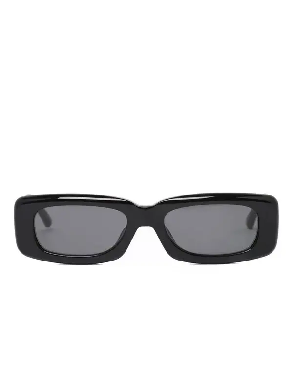 Attico Rectangle-frame Sunglasses - Black