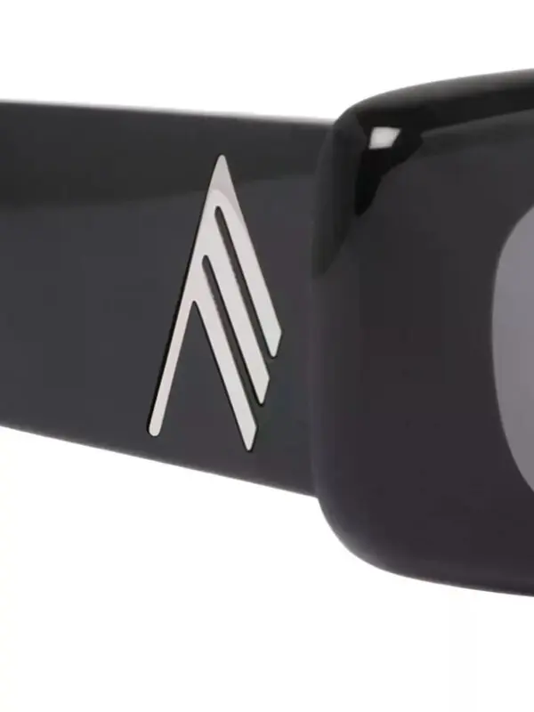 Attico Rectangle-frame Sunglasses - Black