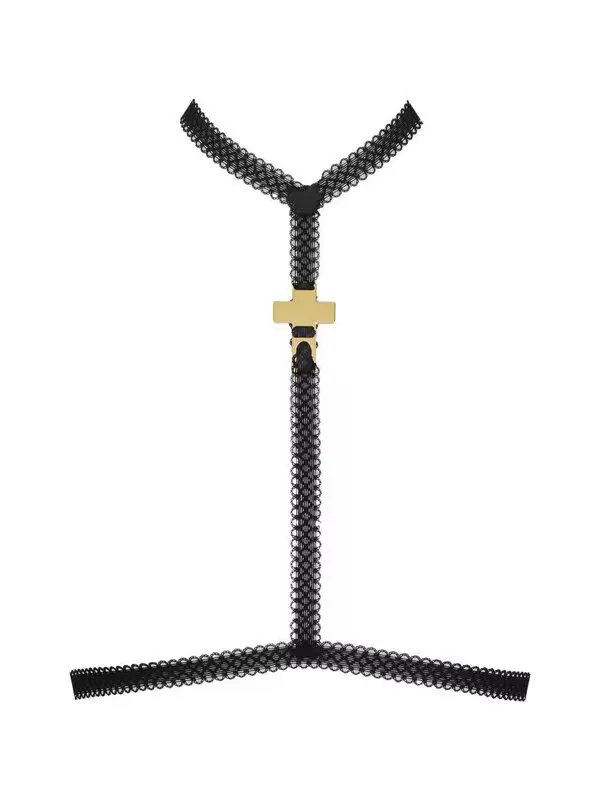 MAISON CLOSE Inspiration Divine Collar Harness - Black