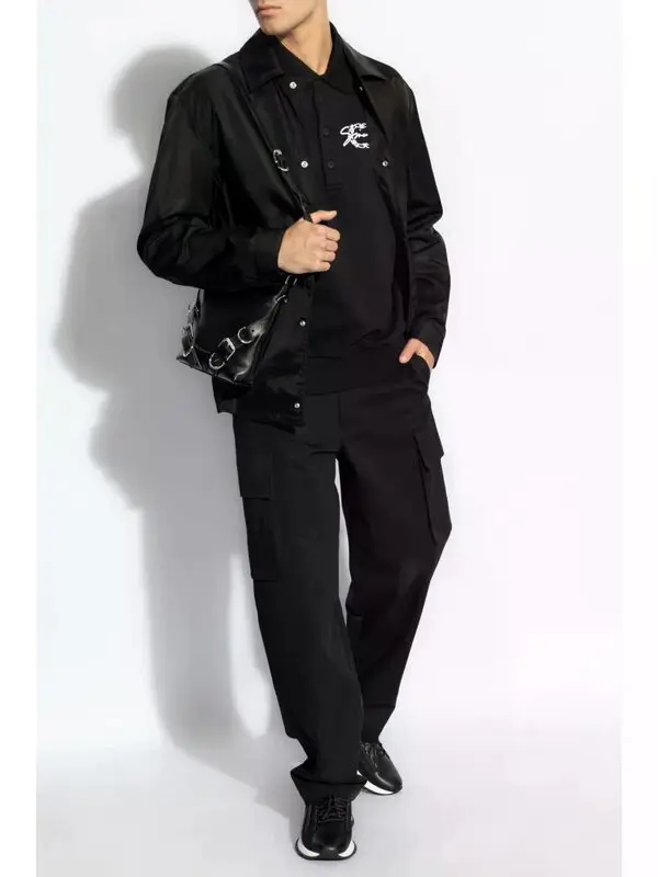Givenchy Cotton Cargo Trousers - Black