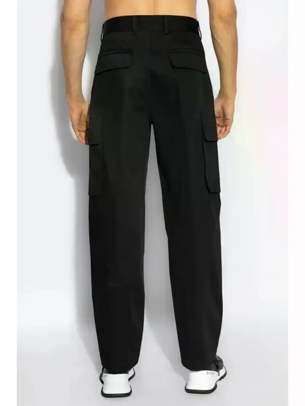 Givenchy Cotton Cargo Trousers - Black