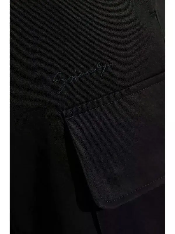 Givenchy Cotton Cargo Trousers - Black