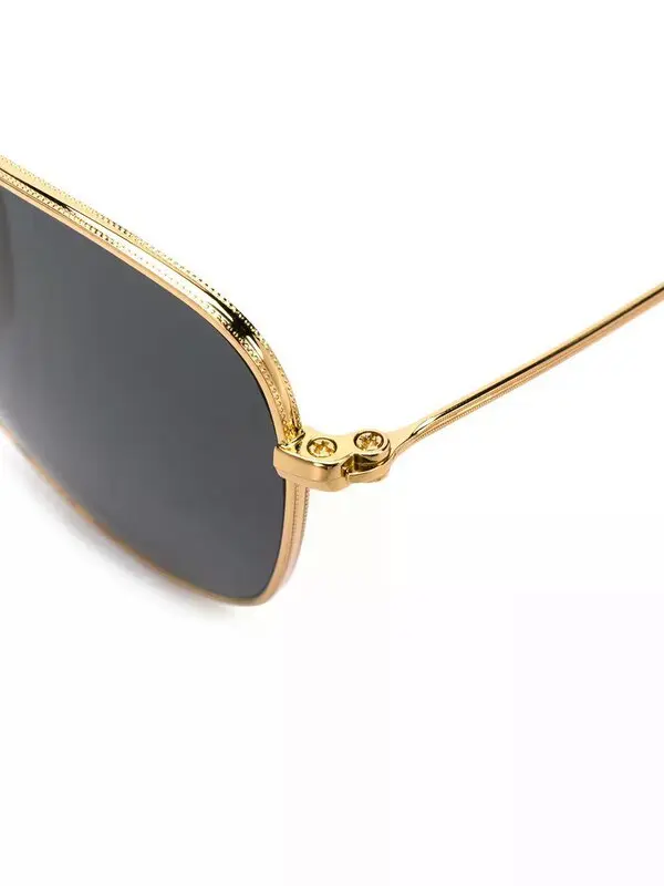 Ray-ban Frank Square-frame Sunglasses - Gold