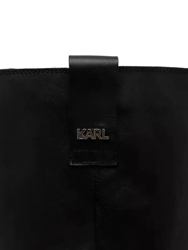 Karl Lagerfeld Brooklyn Boots - Black