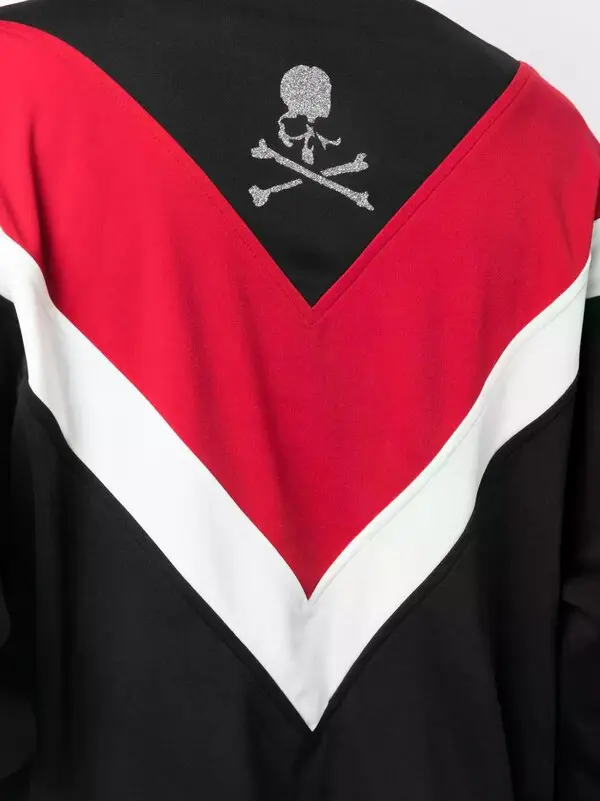 MASTERMIND WORLD Embroidered-logo Colour-block Jacket