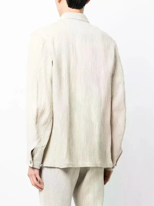 TAAKK Textured-effect Shirt Jacket
