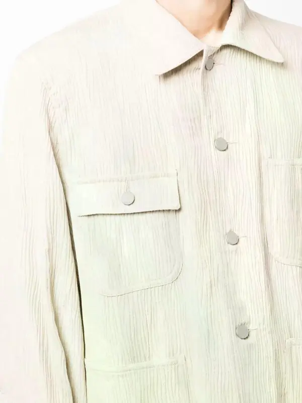 TAAKK Textured-effect Shirt Jacket