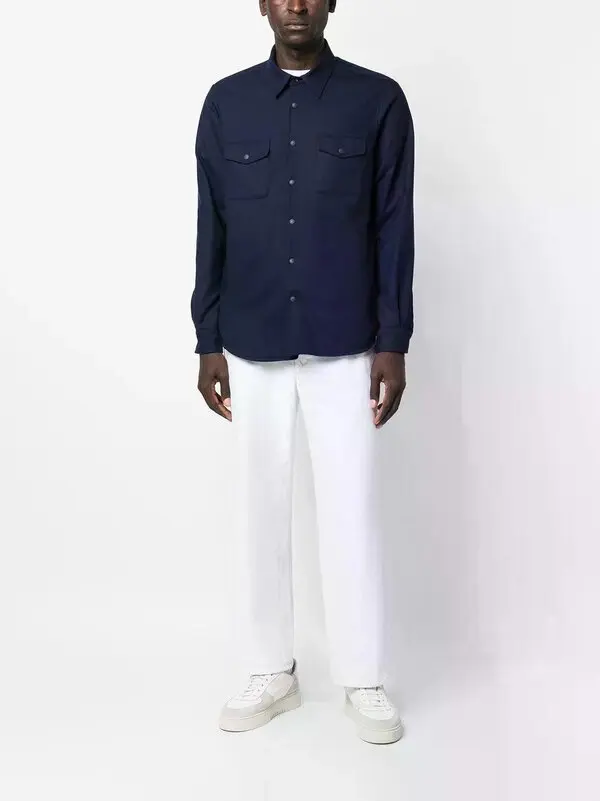 Aspesi Buttoned-up Long-sleeved Shirt