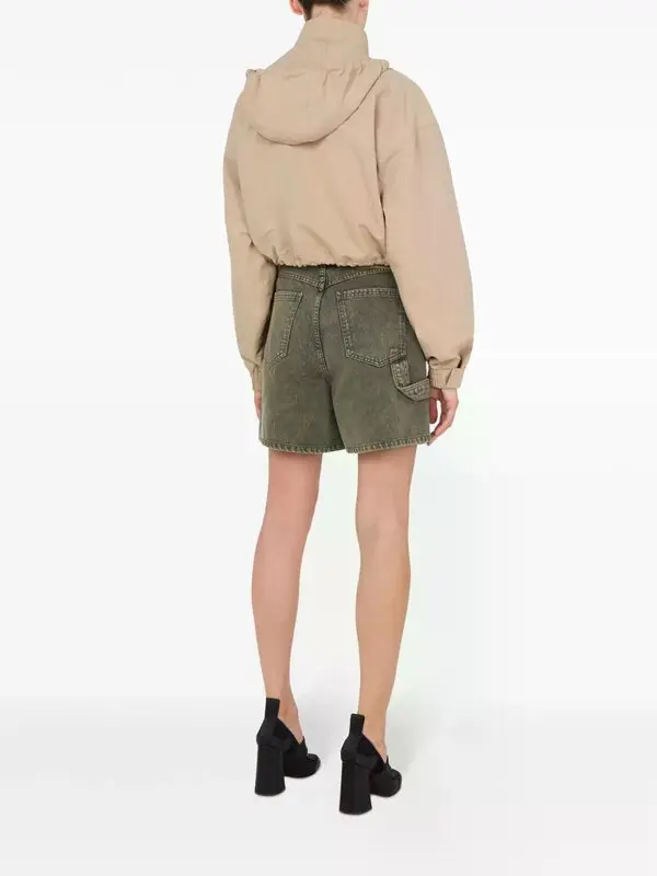 Moschino Cropped Hooded Jacket