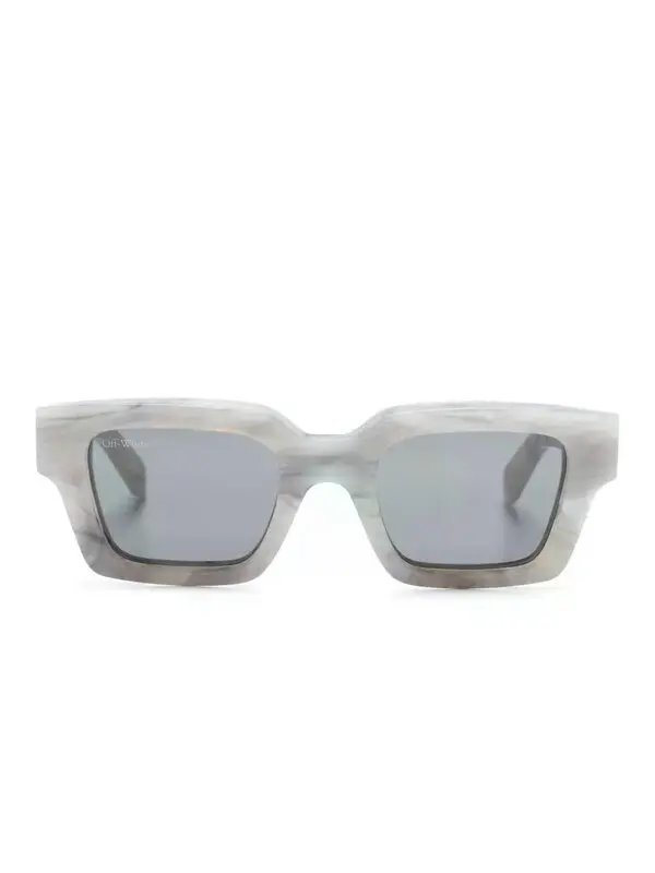 Off-White Virgil Rectangle-frame Sunglasses - Grey