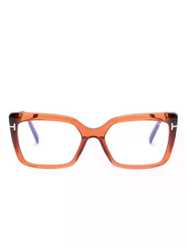 TOM FORD Butterfly-frame Glasses - Brown