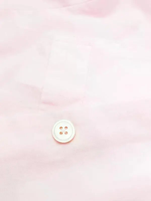 TEKLA Cotton Poplin Pajama Shirt - Pink