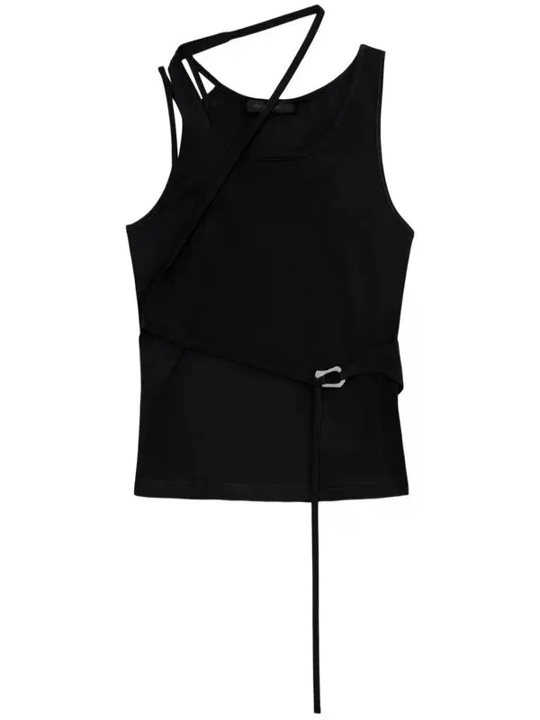 HELIOT EMIL Strapped Draped Top
