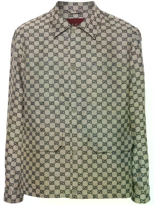 Gucci Gg Canvas Shirt Jacket