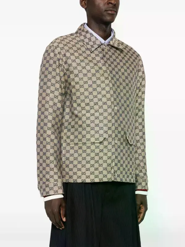 Gucci Gg Canvas Shirt Jacket