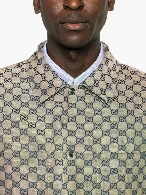 Gucci Gg Canvas Shirt Jacket