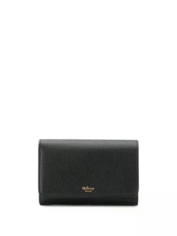 Mulberry Medium Continental French Purse - Black