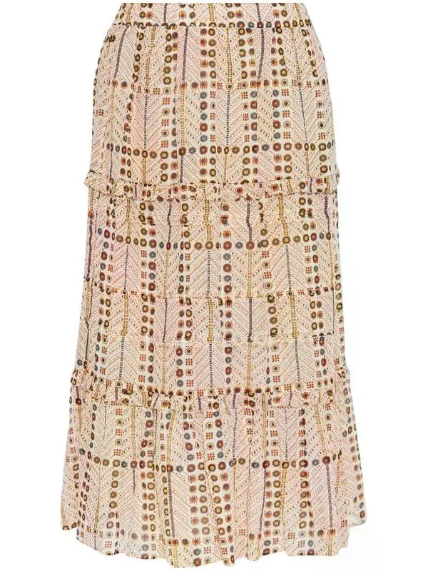 MARANT ETOILE Diya Maxi Skirt - Neutrals