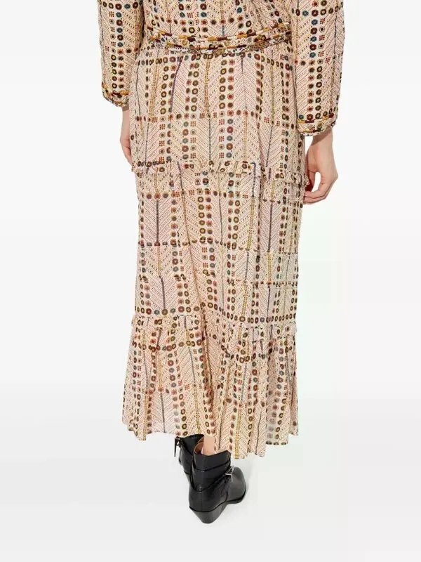 MARANT ETOILE Diya Maxi Skirt - Neutrals