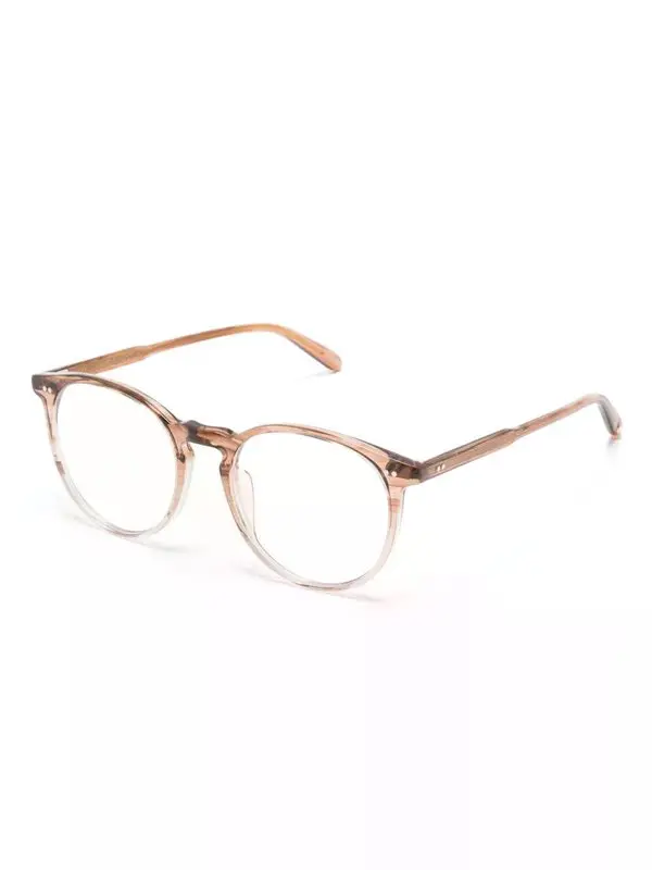 Garrett Leight Morning Side Round-frame Glasses - Neutrals