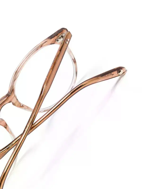 Garrett Leight Morning Side Round-frame Glasses - Neutrals