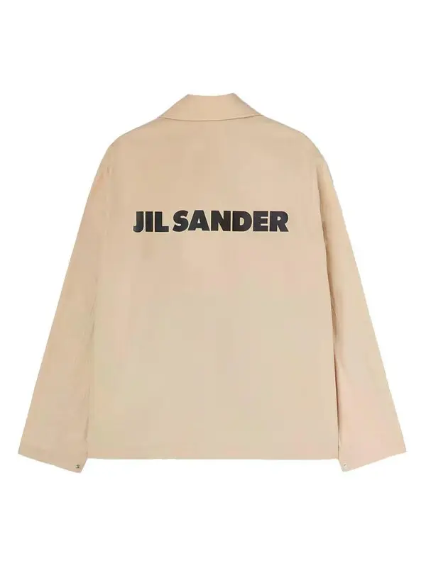 JIL SANDER Logo-print Jacket - Neutrals