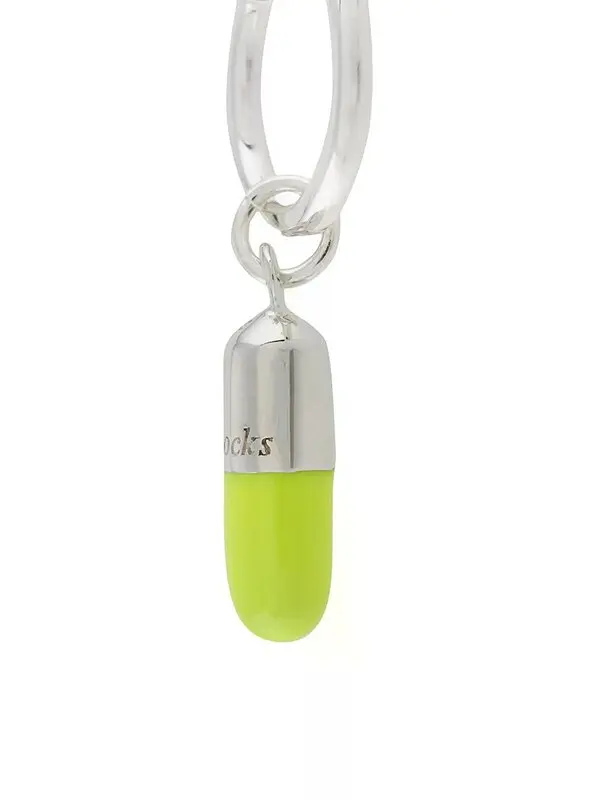 TRUE ROCKS Mini Pill Hoop Earring - Silver