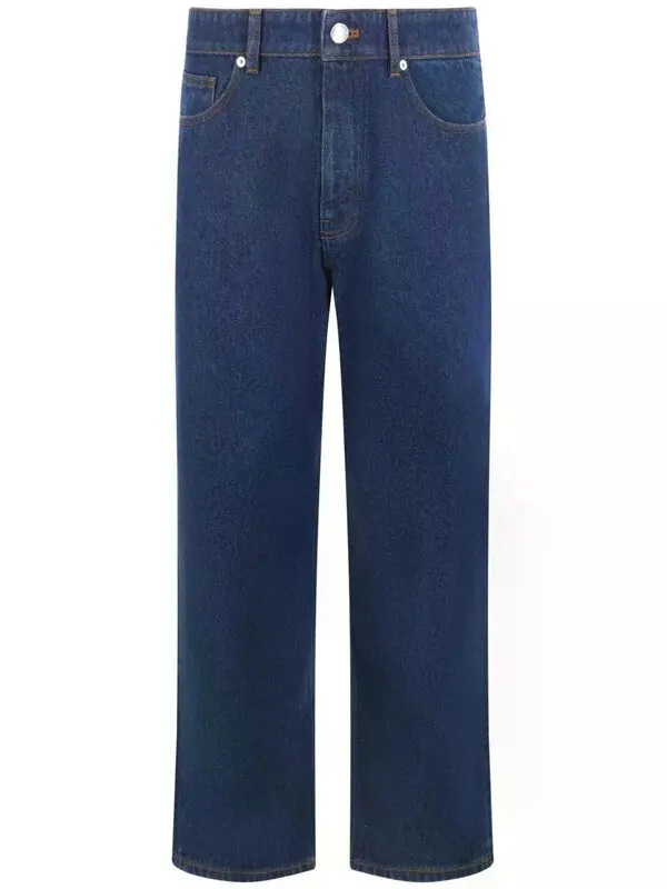 Maison Kitsuné Straight-leg Jeans - Blue
