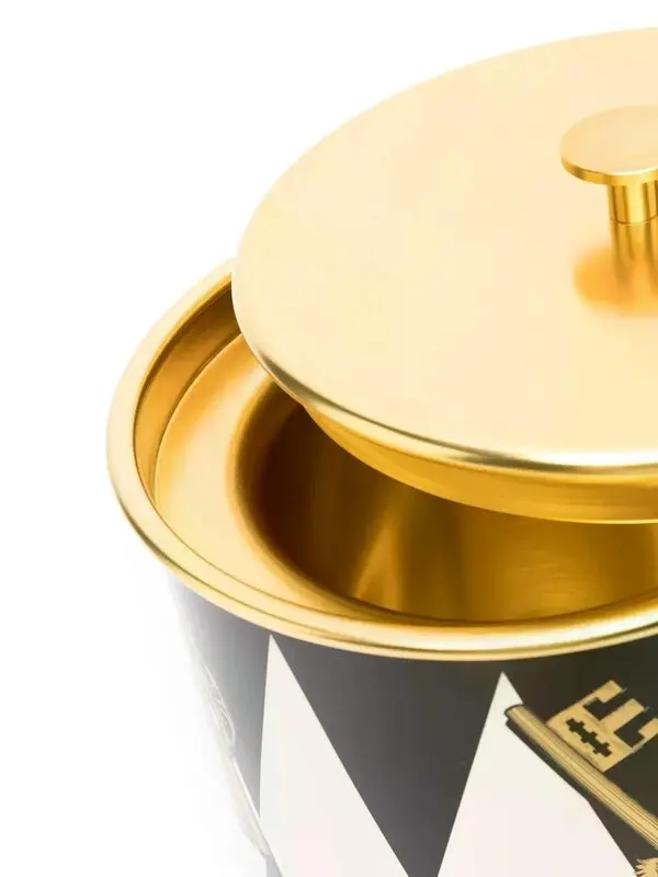 FORNASETTI Chiavi Oro E Rombi Ice Bucket