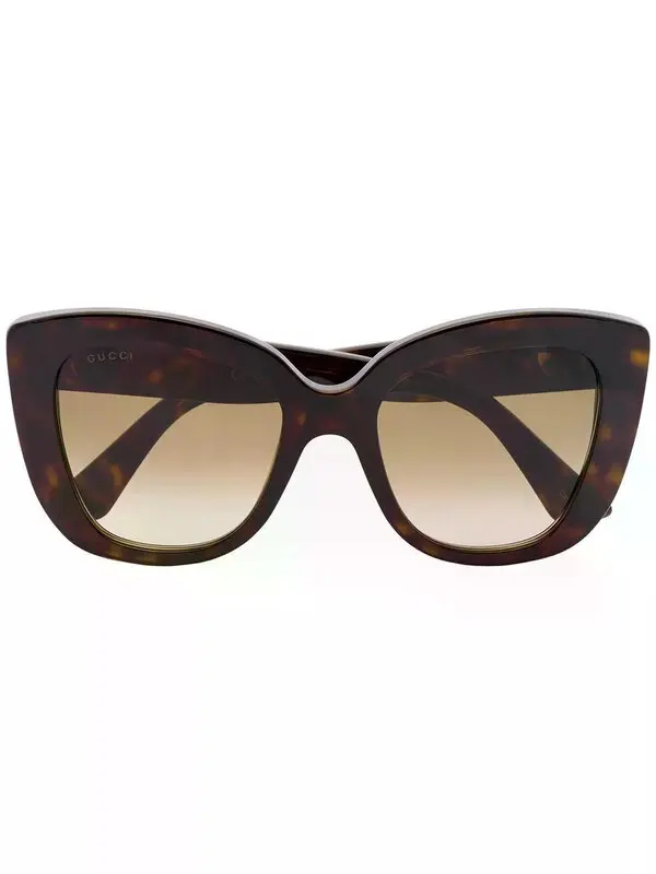 Gucci Cat-eye Gradient Sunglasses - Brown