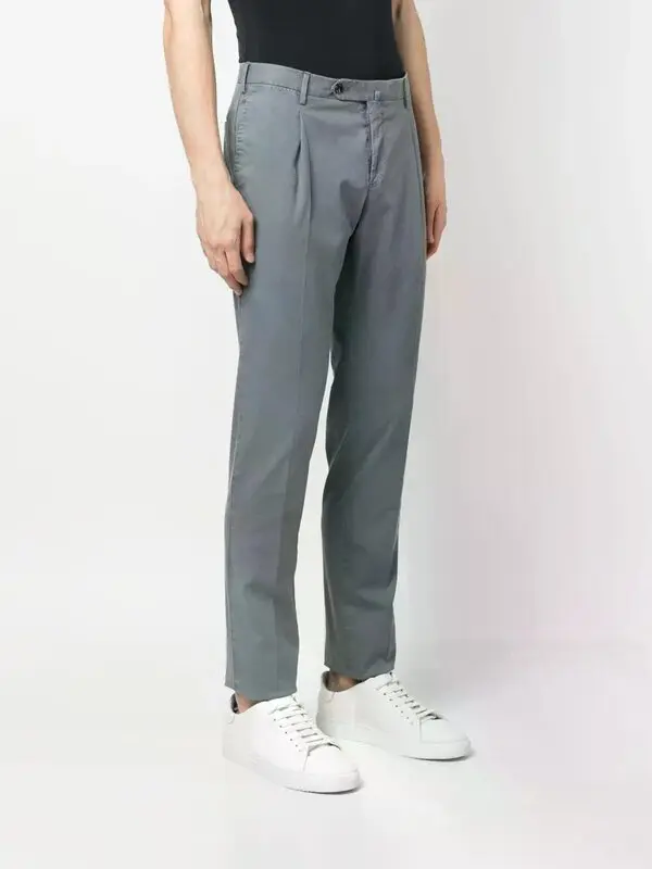 PT TORINO Cotton-lyocell Blend Chino Pants - Grey