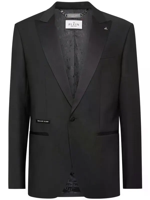 Philipp Plein Skull-print Blazer - Black