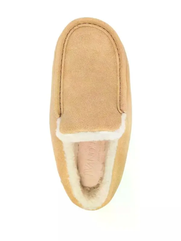 JW Anderson Suede Mules With Shearling Lining