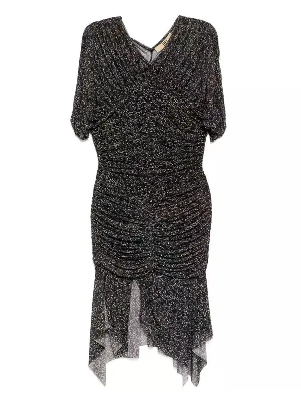 KNWLS Joan Draped V-neck Dress