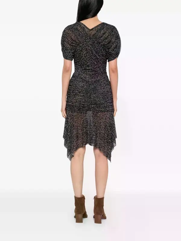 KNWLS Joan Draped V-neck Dress