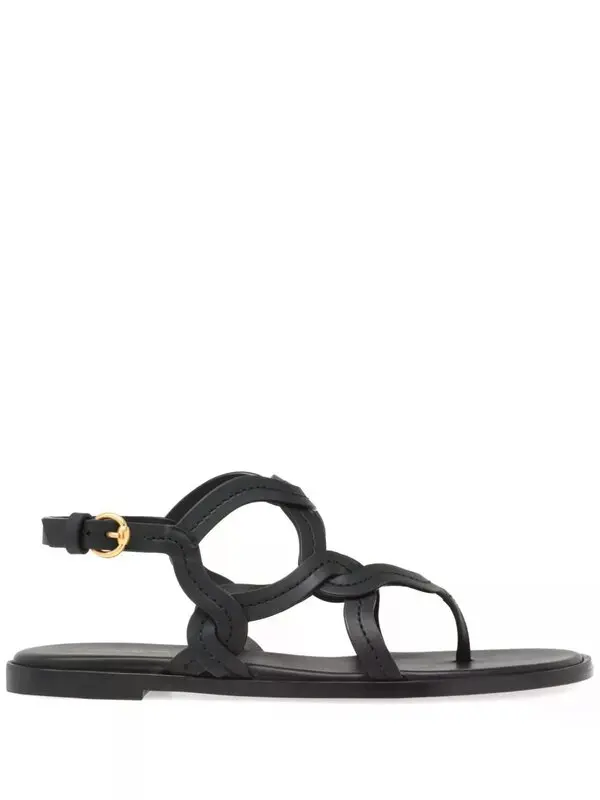 GIANVITO ROSSI Amalfi Leather Sandals
