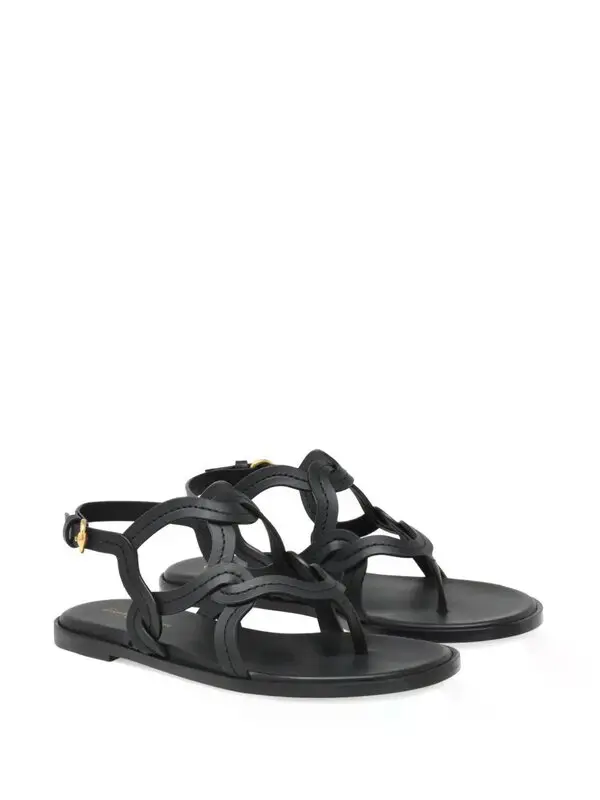 GIANVITO ROSSI Amalfi Leather Sandals