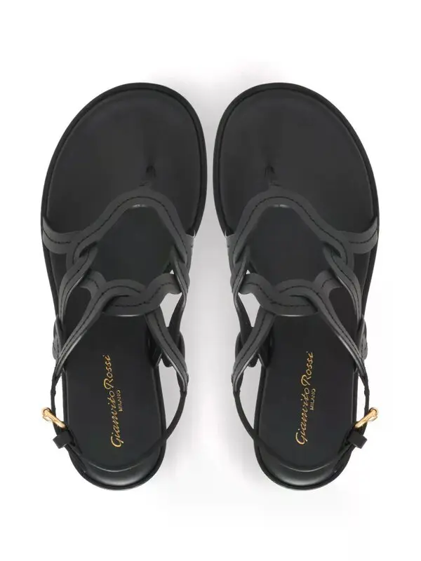 GIANVITO ROSSI Amalfi Leather Sandals