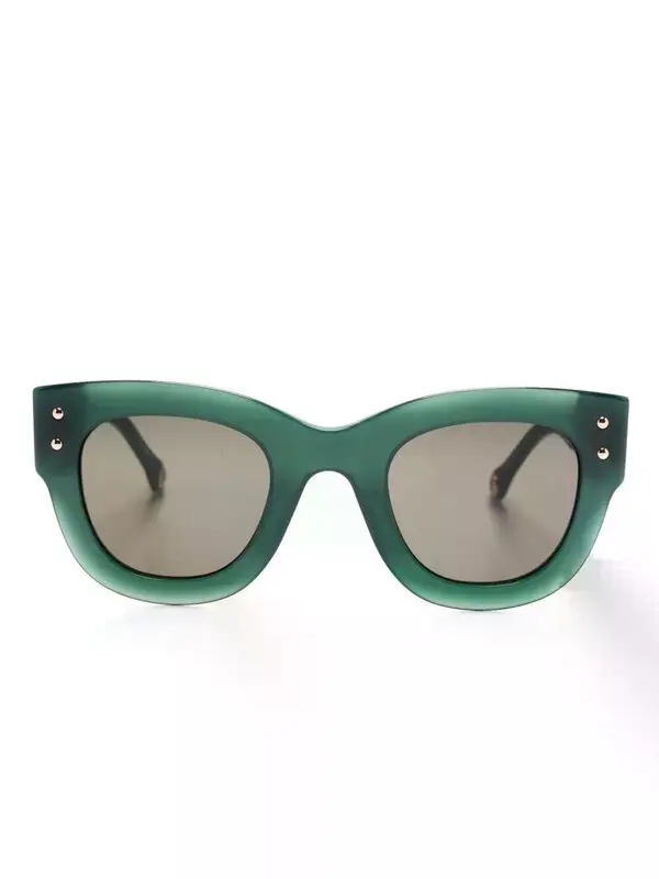 Carolina Herrera Butterfly-frame Sunglasses - Green