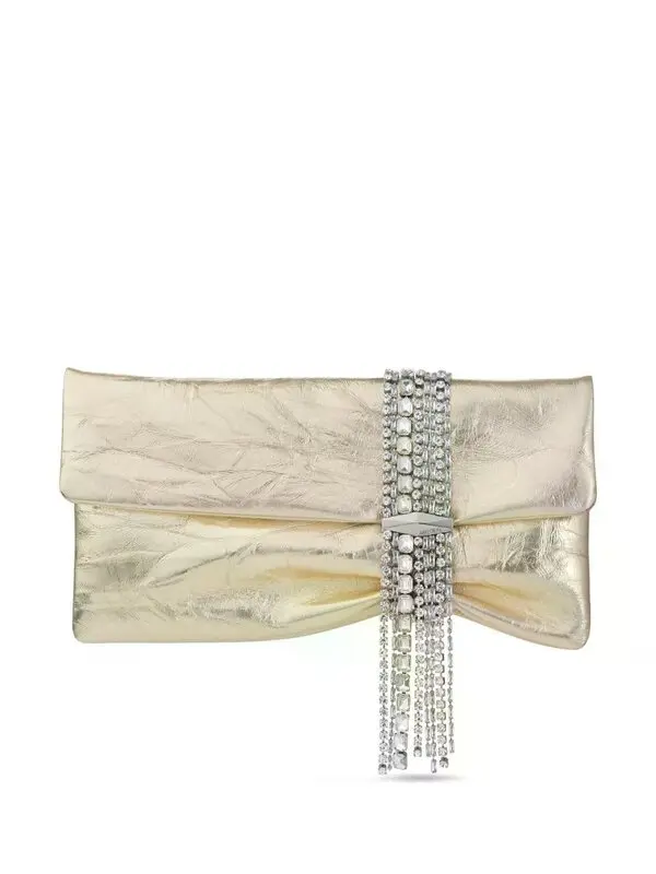 JIMMY CHOO Zandra Clutch - Gold