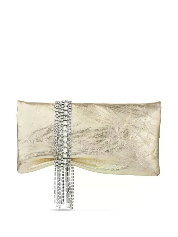 JIMMY CHOO Zandra Clutch - Gold