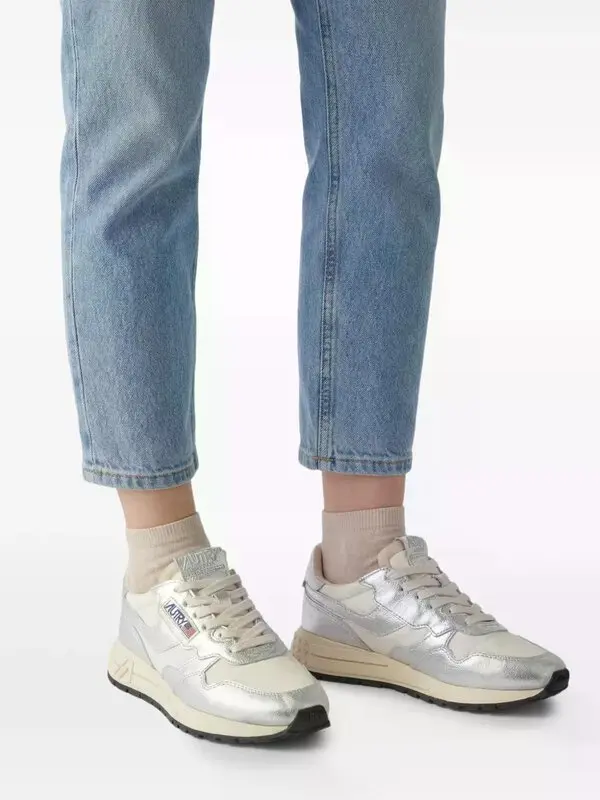 AUTRY Lace-up Sneakers - Silver