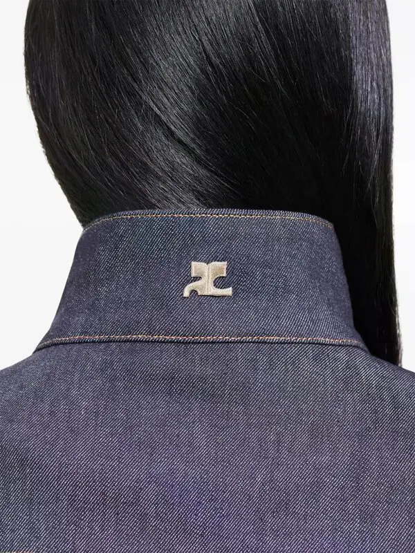 COURREGES Motorcycle Denim Jacket