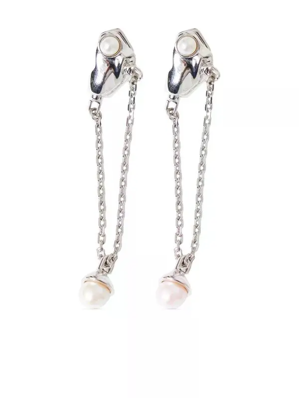 PUBLISHED BY Chain-detail Earrings - Silver