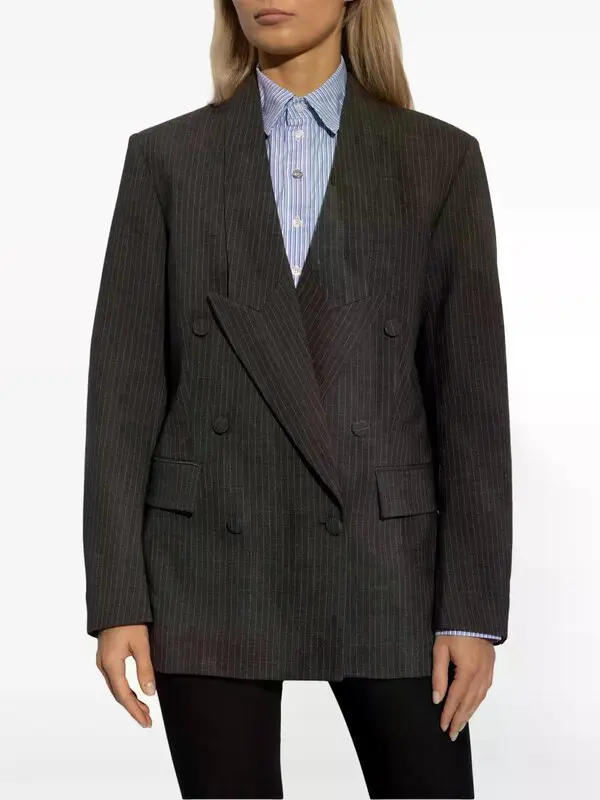 Coperni Pinstripe Double-breasted Blazer