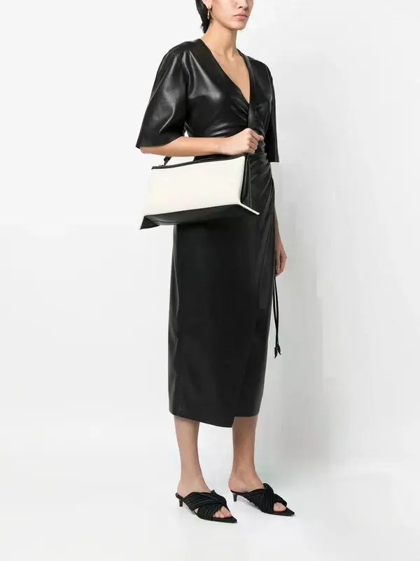 JIL SANDER Logo-stamp Shoulder Bag