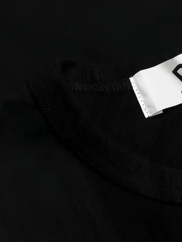 Play Comme Des Garcon Logo-print Cotton T-shirt - Black