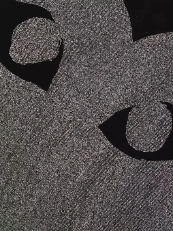 Play Comme Des Garcon Logo-print Cotton T-shirt - Black
